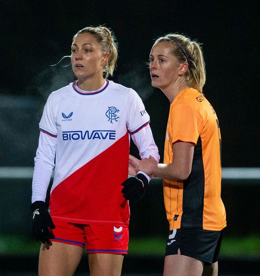 Rangers Womens Defender Hannah Davison Action Editorial Stock Photo ...