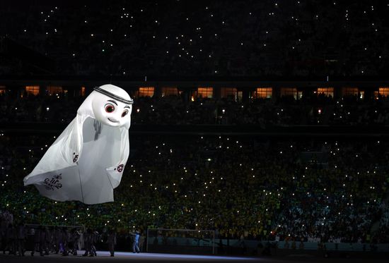 Laeeb Mascot Fifa World Cup 2022 Editorial Stock Photo - Stock Image ...