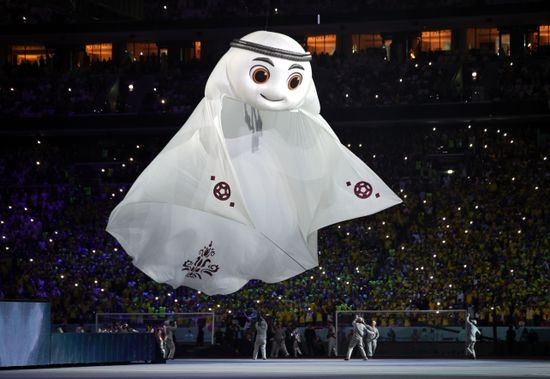 Laeeb Mascot Fifa World Cup 2022 Editorial Stock Photo - Stock Image ...