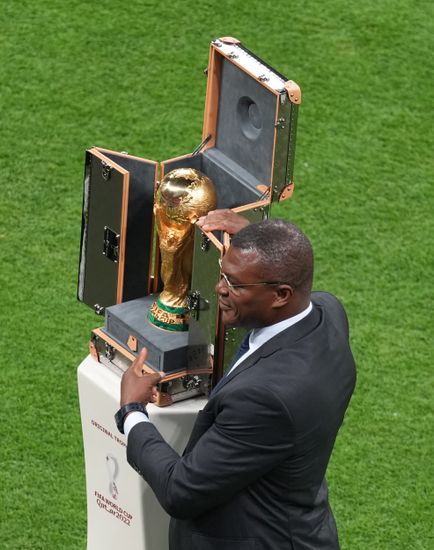 Fifa World Cup Trophy Displayed Inside Editorial Stock Photo - Stock ...
