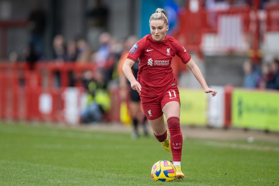 Liverpool Forward Melissa Lawley 11 During Editorial Stock Photo ...
