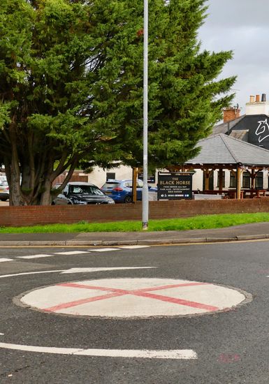 George Crosses Still Remain On Roundabouts Editorial Stock Photo ...