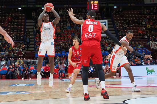 Frank Gaines Pallacanestro Trieste Thwarted By Editorial Stock Photo ...