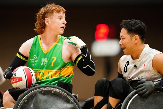 Brayden Foxleyconolly Aus Wheelchair Rugby 4th Editorial Stock Photo ...