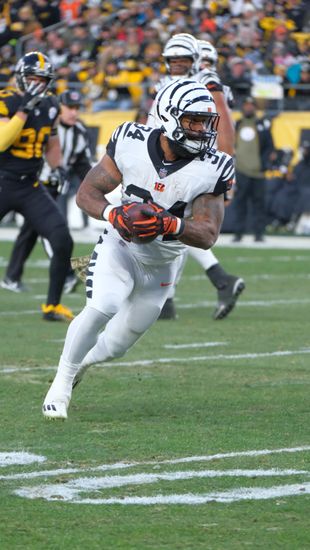 Th Samaje Perine 34 During Steelers Editorial Stock Photo - Stock Image ...