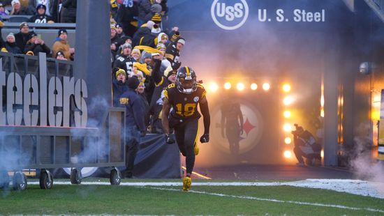 Th Dionte Johnson 18 During Steelers Editorial Stock Photo - Stock ...