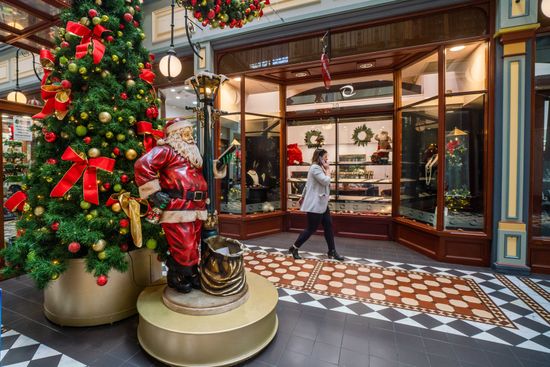 Decorated Christmas Tree Displayed Adelaide Arcade Editorial Stock ...