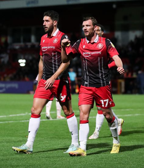 Dan Sweeney Stevenage L Celebrates His Editorial Stock Photo - Stock ...