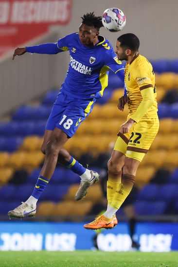 Kyle Hudlin Afc Wimbledon Joe Kizzi Editorial Stock Photo - Stock Image ...