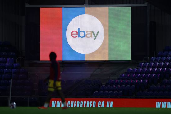 General View Showing Ebay Branding Advertising Editorial Stock Photo ...