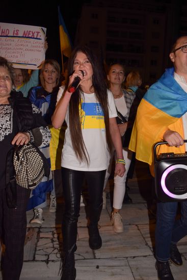 Ukrainian Pop Singer Former Eurovision Song Editorial Stock Photo ...