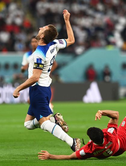 Harry Kane L England Fouled By Editorial Stock Photo - Stock Image ...
