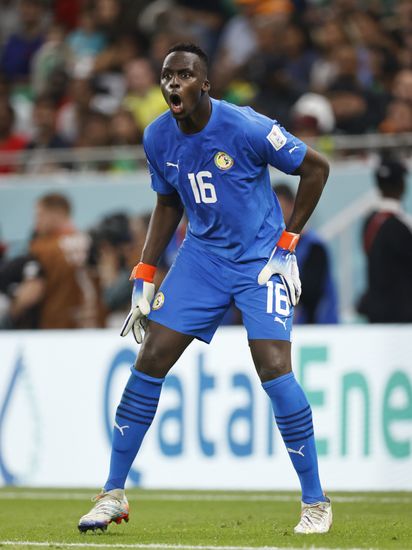 Senegal Goalkeeper Edouard Mendy During Fifa Editorial Stock Photo ...
