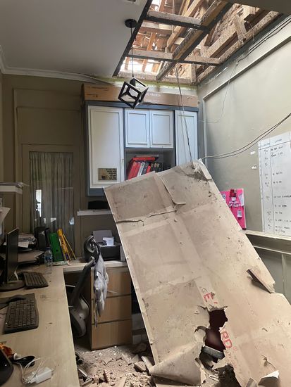Office Room Damaged By Earthquake Cianjur Editorial Stock Photo - Stock ...