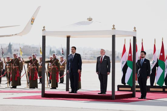 Jordans King Abdullah Meets Iraq Prime Editorial Stock Photo - Stock ...