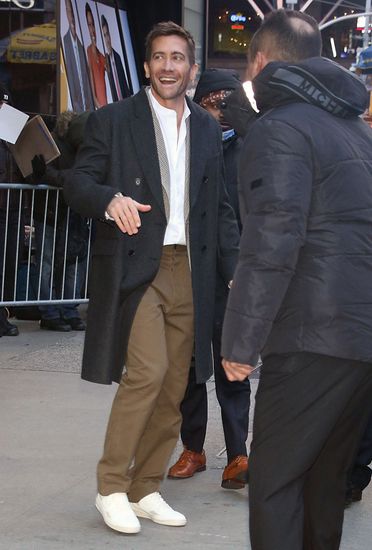 Jake Gyllenhaal Seen Good Morning America Editorial Stock Photo - Stock ...