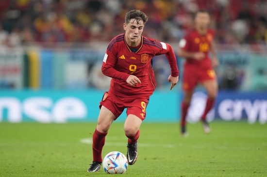 Pablo Martin Gavi Spain During Qatar Editorial Stock Photo - Stock ...