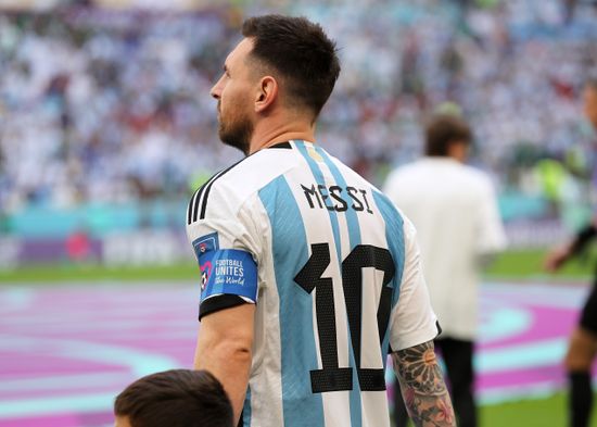 Lionel Messi Argentina Walking On Pitch Editorial Stock Photo - Stock ...
