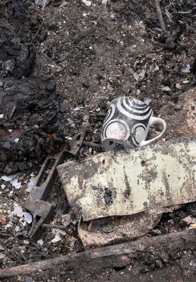 Detail Burned Items On Ground After Editorial Stock Photo - Stock Image ...