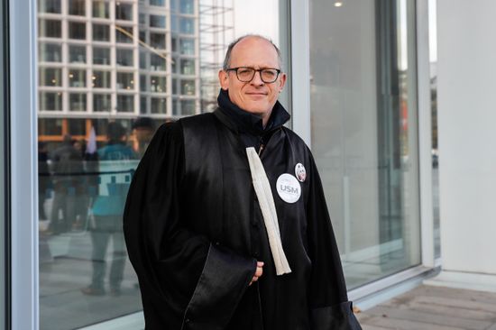 Ludovic Friat New President Usm Union Editorial Stock Photo - Stock ...