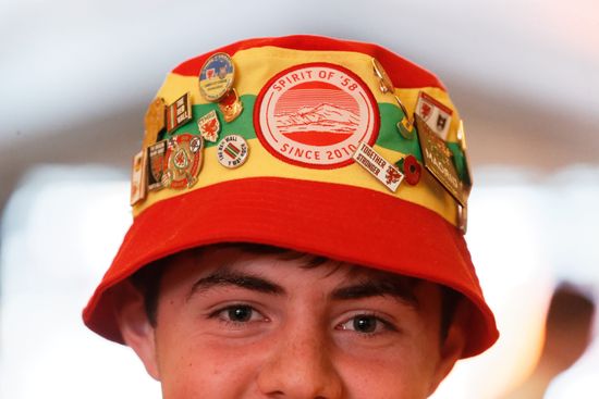 Wales Supporter Ieuan Thomas 18 Who Editorial Stock Photo - Stock Image ...
