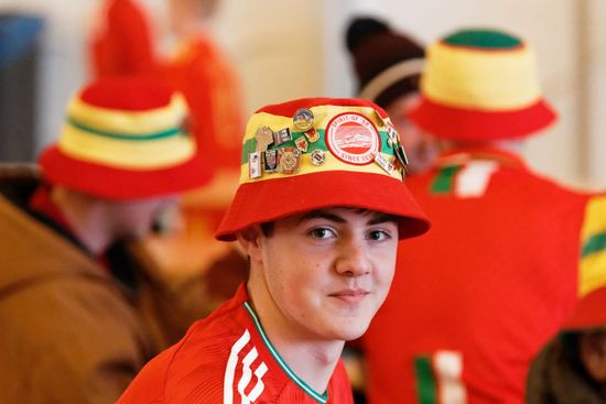 Wales Supporter Ieuan Thomas 18 Who Editorial Stock Photo - Stock Image ...