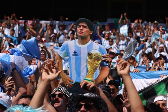 Lifesize Diego Maradona Sign Seen During Editorial Stock Photo - Stock ...