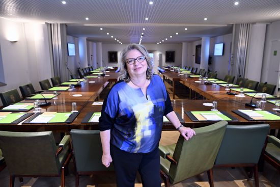 New Wavre Mayor Anne Masson Poses Editorial Stock Photo - Stock Image ...