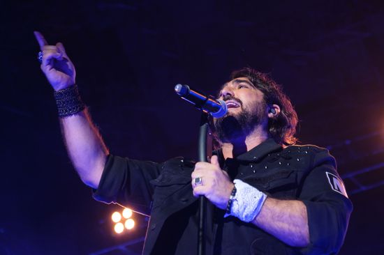 Singer Antonio Orozco Performs During Concert Editorial Stock Photo ...