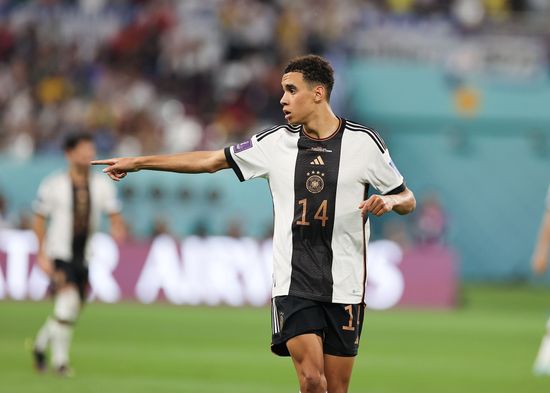 Jamal Musiala Germany Khalifa International Stadium Editorial Stock ...