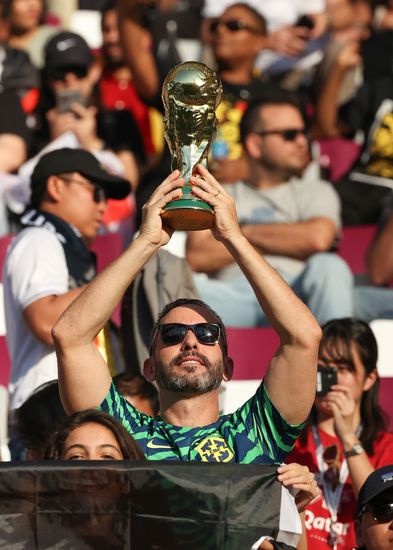 Brazil Fan Holds Plastic Fifa World Editorial Stock Photo - Stock Image ...