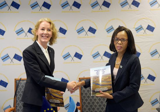 Botswanas Finance Minister Peggy Serame R Editorial Stock Photo - Stock ...