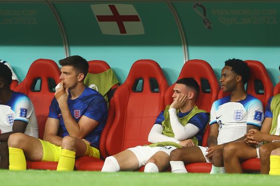 Phil Foden England Sits On Bench Editorial Stock Photo - Stock Image ...