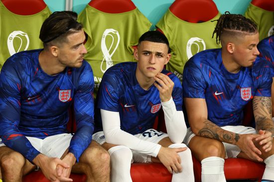 Phil Foden England Sits On Bench Editorial Stock Photo - Stock Image ...