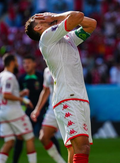 Captain Youssef Msakni Tunisia Looks Dejected Editorial Stock Photo ...