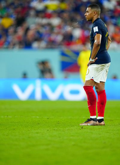 Kylian Mbappe France Spits During Game Editorial Stock Photo - Stock ...