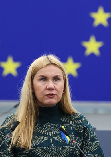 European Commissioner Energy Kadri Simson Speaks Editorial Stock Photo ...