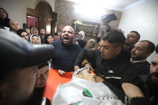 Mourners Carry Body Palestinian Ahmad Amjad Editorial Stock Photo ...