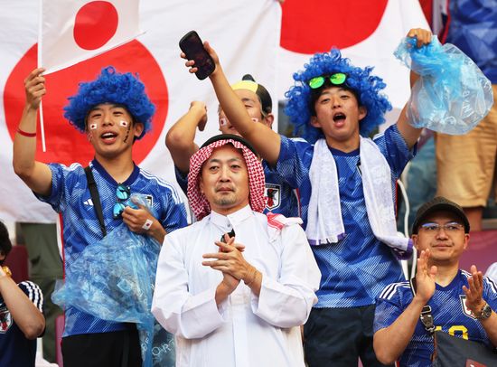 Fans Japan Cheer Prior Fifa World Editorial Stock Photo - Stock Image ...
