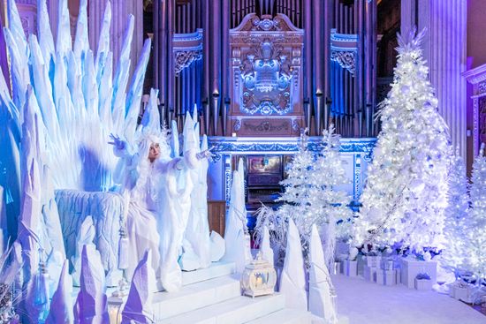 Pictured Snow Queen On Grand Throne Editorial Stock Photo - Stock Image ...