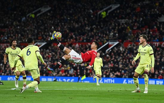 Cristiano Ronaldo Manchester United Overhead Kick Editorial Stock Photo ...