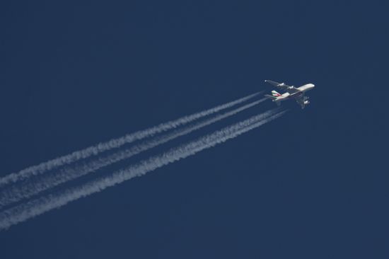 Emirates Airbus A380 Double Decker Passenger Editorial Stock Photo ...