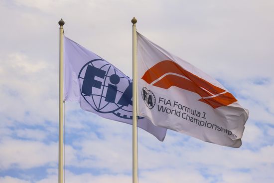 Fia Flags Seen During Formula 1 Editorial Stock Photo - Stock Image ...