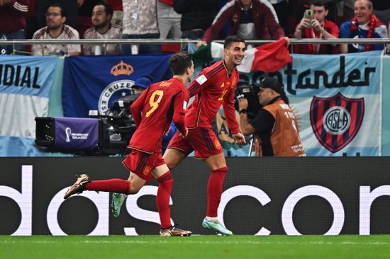 Ferran Torres R Celebrates Scoring 40 Editorial Stock Photo - Stock ...