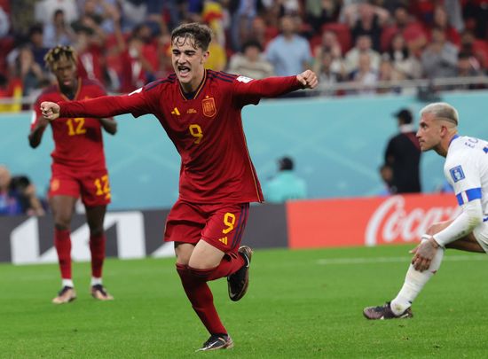 Gavi C Spain Celebrates Scoring 50 Editorial Stock Photo - Stock Image ...
