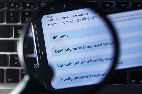 Swedish Security Service Swedish Swedish Government Editorial Stock ...