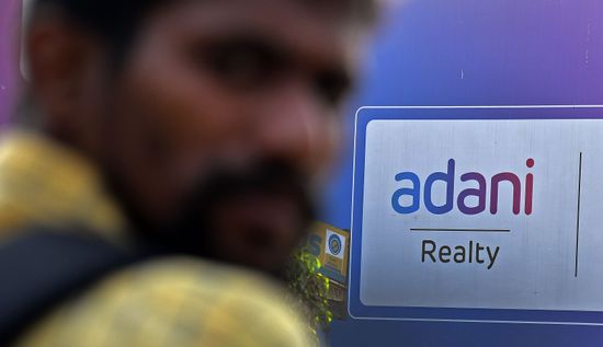 Adani Logo Seen On Poster Mumbai Editorial Stock Photo - Stock Image ...