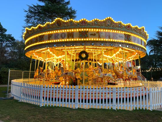 Olde Worlde Carousel Fun Fair Ride Editorial Stock Photo - Stock Image ...