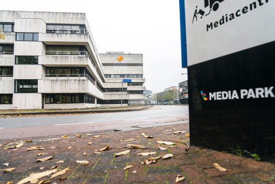 Hilversum Exterior Headquarters Dutch Public Broadcasting Editorial ...
