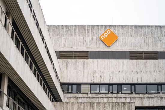Hilversum Exterior Headquarters Dutch Public Broadcasting Editorial ...